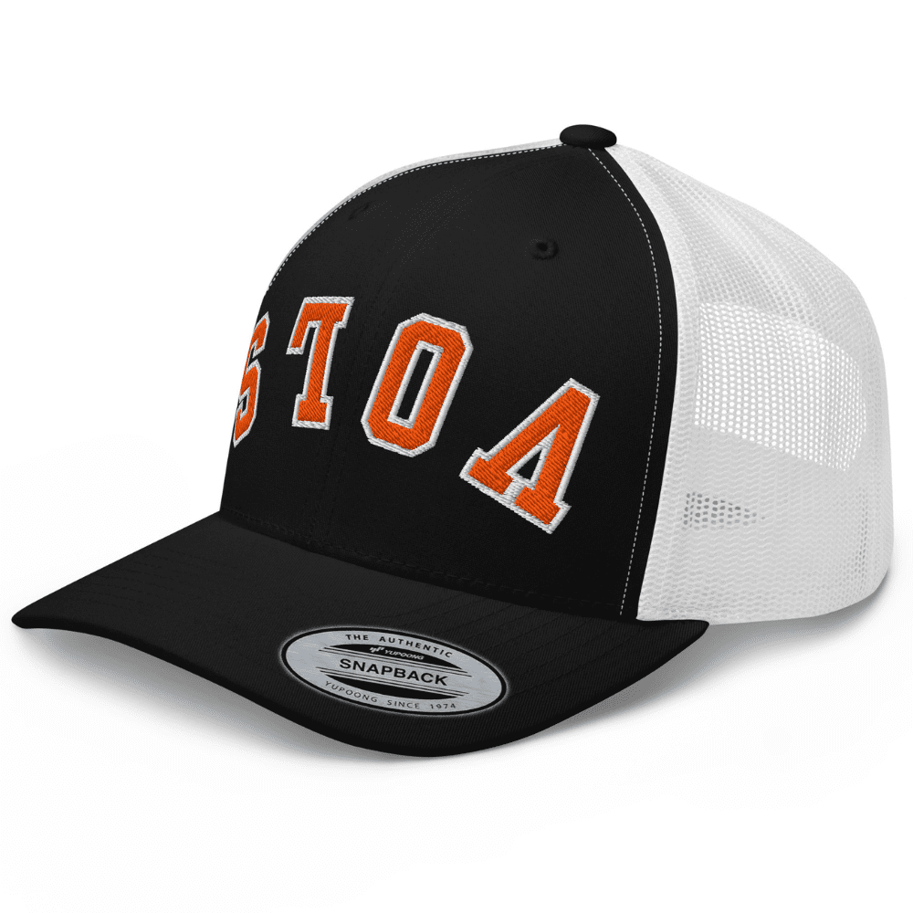 RIVEMUG NX Upside Down Vols Embroidered Trucker Hat Curved Bill Mid ...