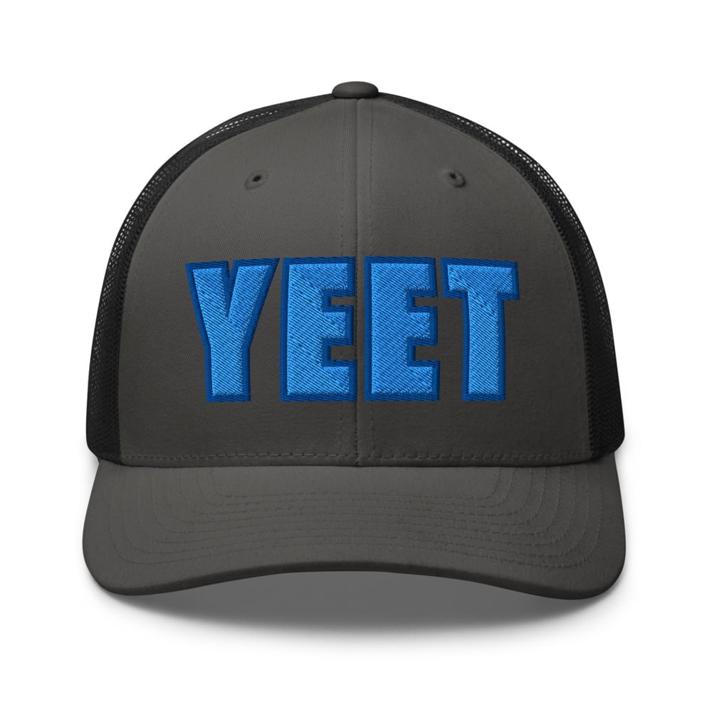 RIVEMUG NX Yeet Embroidered Curved Bill Trucker Hat Mid Crown ...