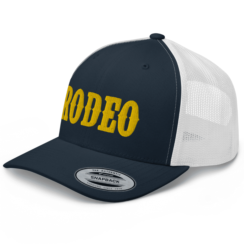 RIVEMUG Rodeo Trucker Hat Western Cowboy Embroidered Hat Adjustable ...