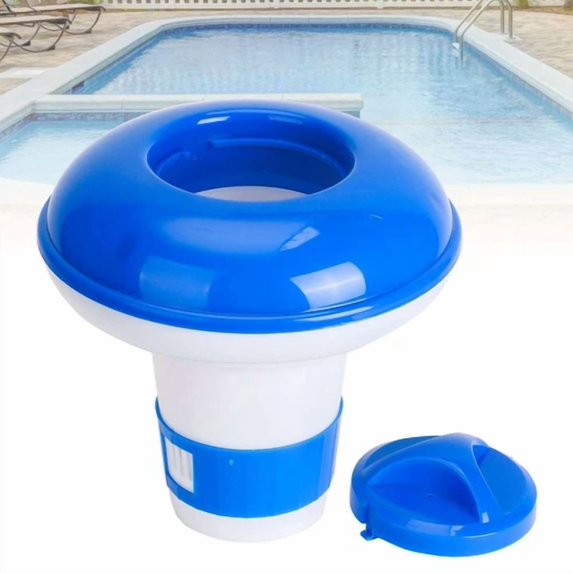 RIVEN- 5" Floating Swimming Pool Chlorine Dispenser Pool Floating ...