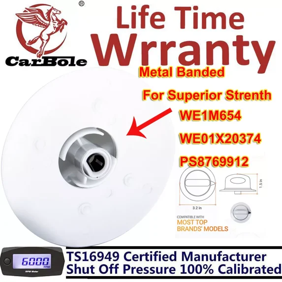 RIVEN- We1M654 Clothes Dryer Timer Control Knob Fits Ge We01X20374 ...