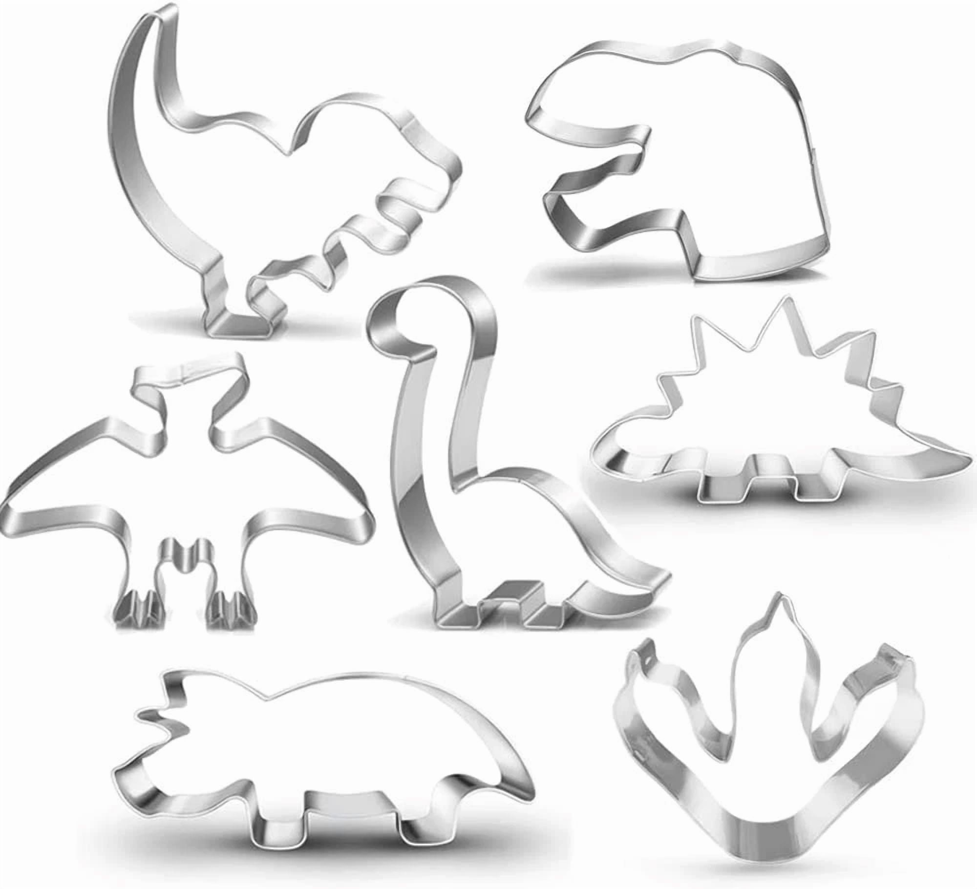 RIVEN- Dinosaur Baking Set 7Pc - T-Rex, Brontosaurus, Spinosaurus ...