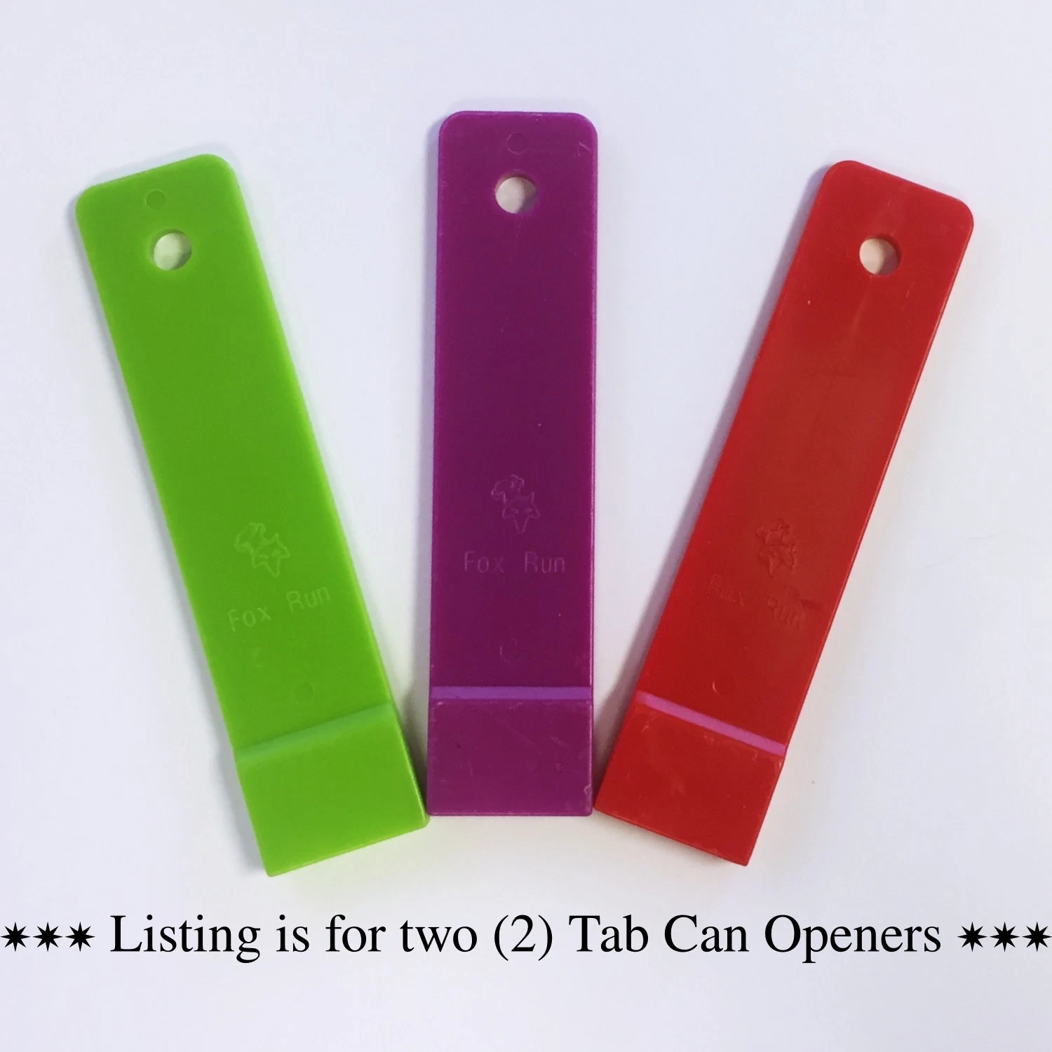 RIVEN- Fox Run Plastic Tab Can Opener, Assorted Colors (2-Pack ...