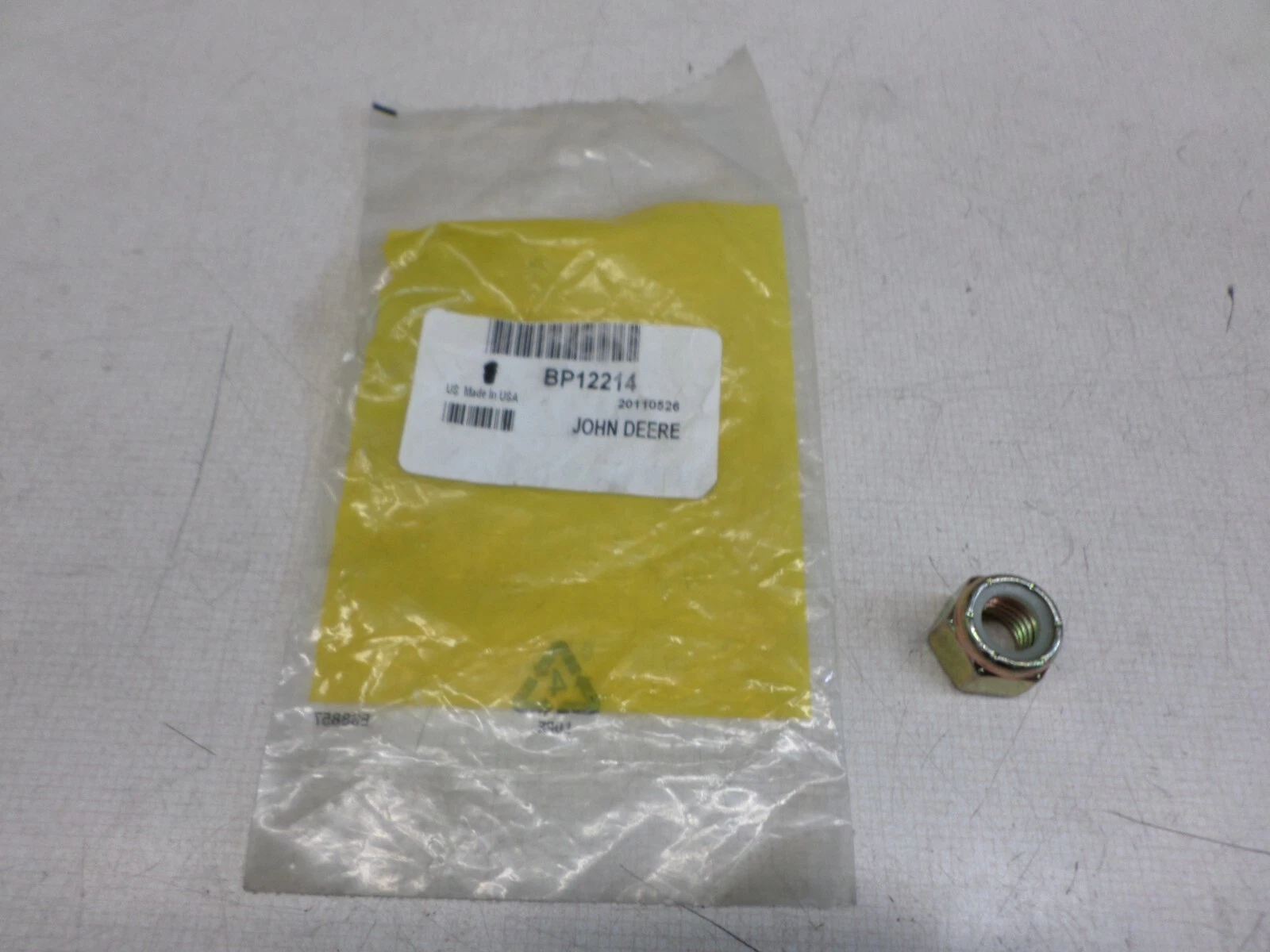 RIVEN- Many John Deere Equipment Lines And Models Locking Nut Part ...
