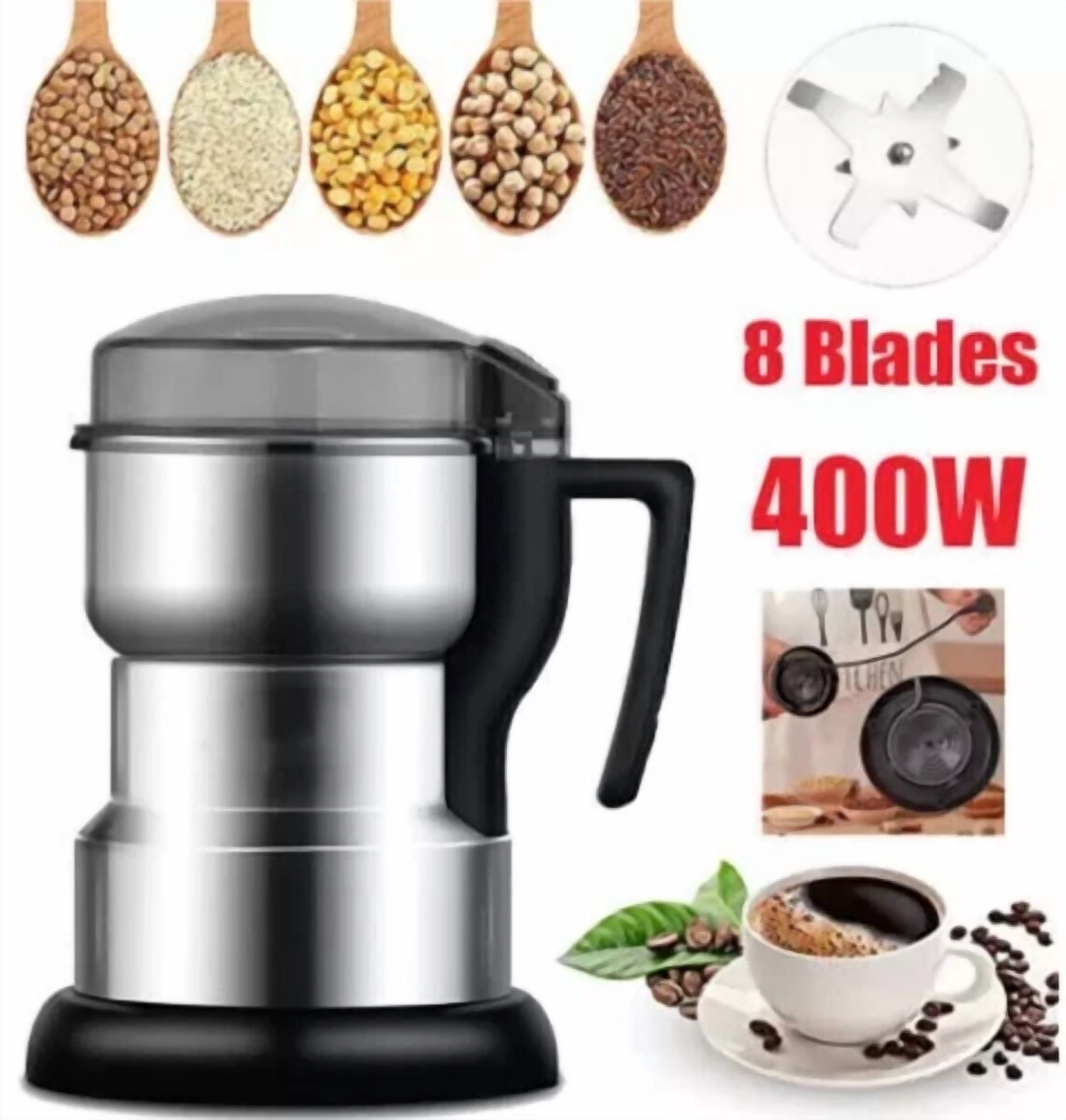 RIVEN- Mini Electric Coffee Grinder Grinding Milling Bean Nut Spice ...