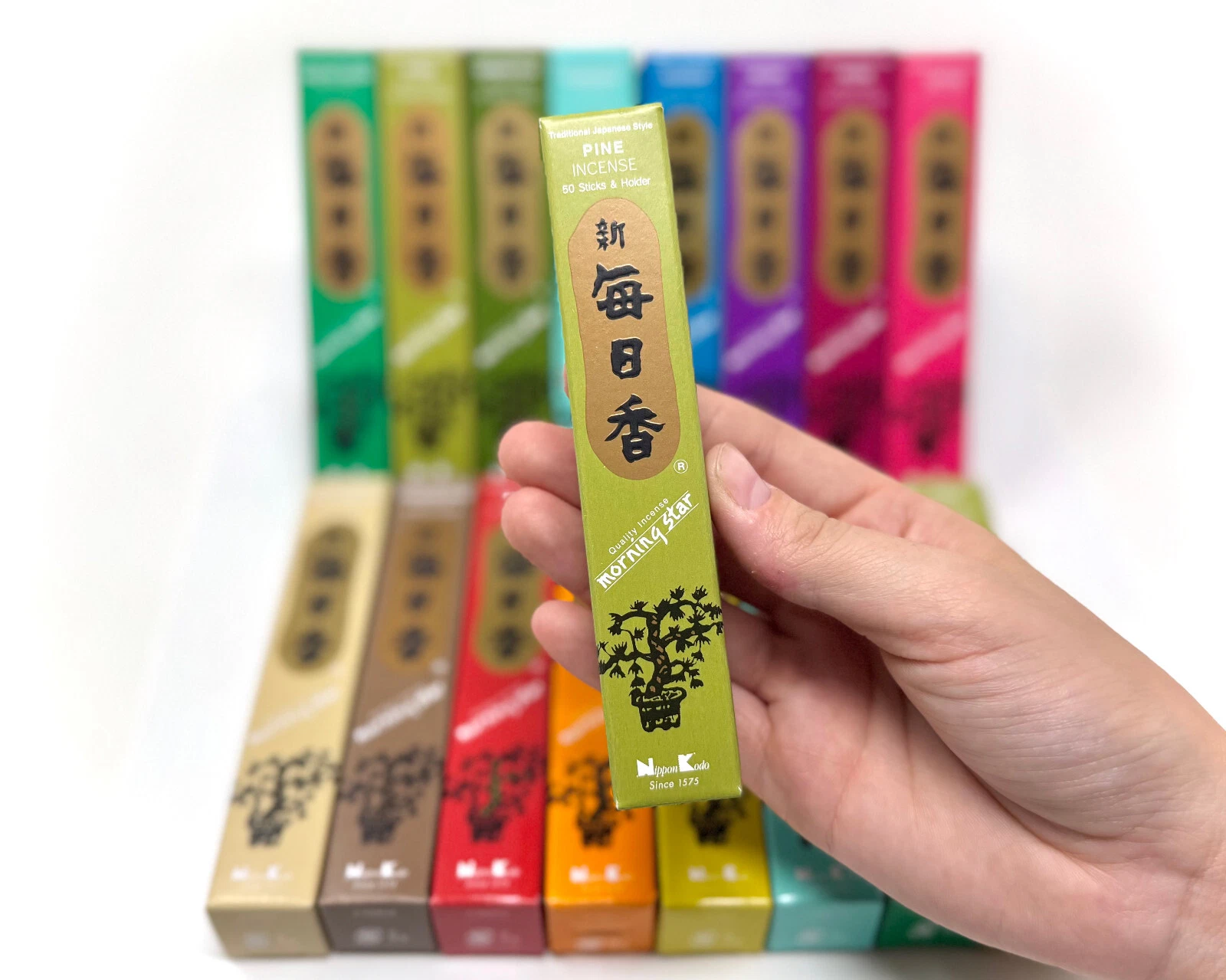 RIVEN- Morning Star Pine Incense Sticks, Pack Of 50 (Japanese Nippon ...