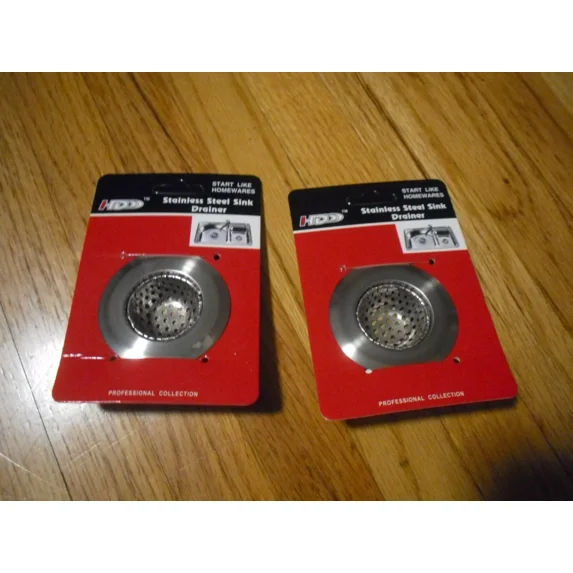 RIVEN- New ! 2 X Stainless Steel Drainer Basin Filter Mesh Sink ...