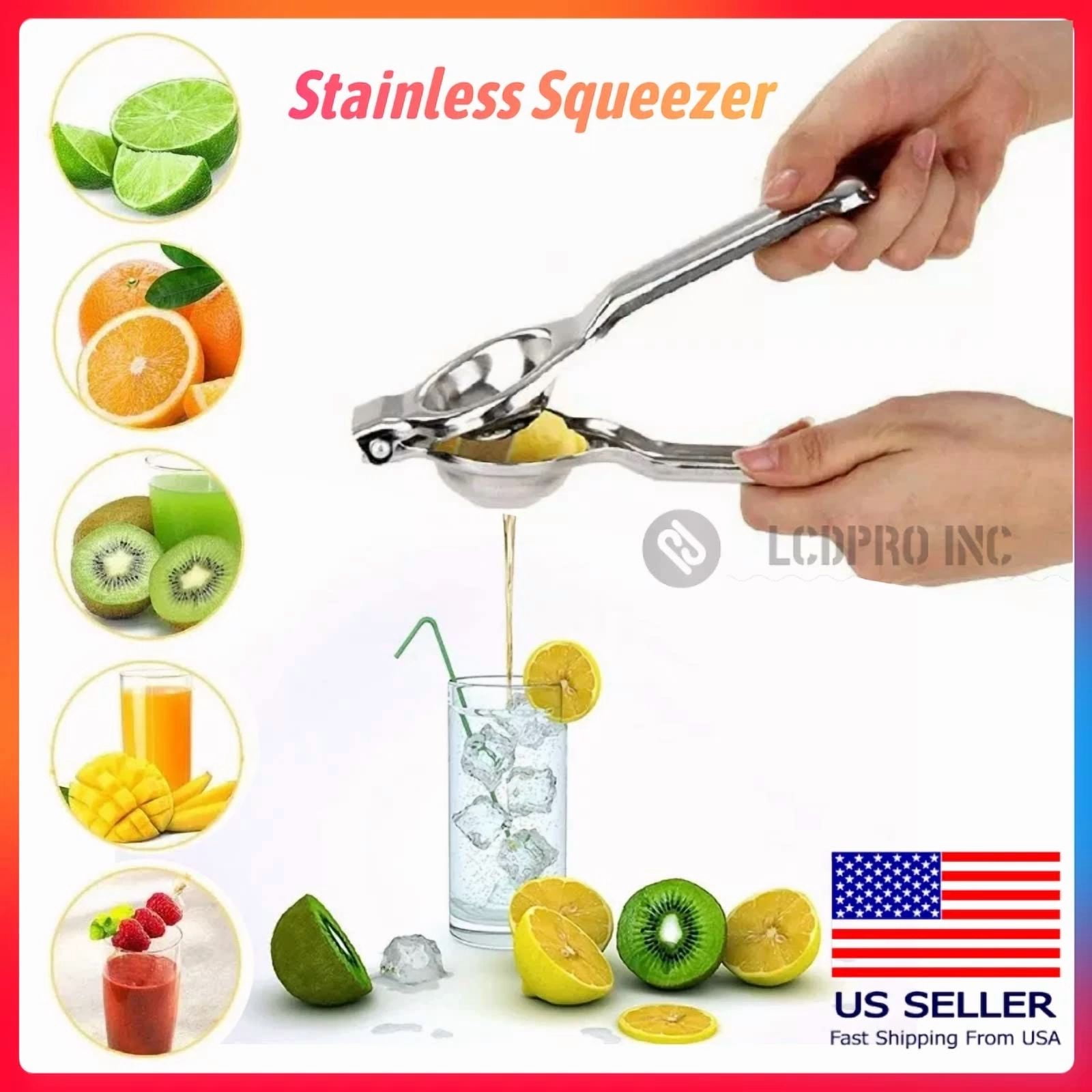 RIVEN- Stainless Steel Kitchen & Bar Lemon Orange Lime Squeezer Juicer ...
