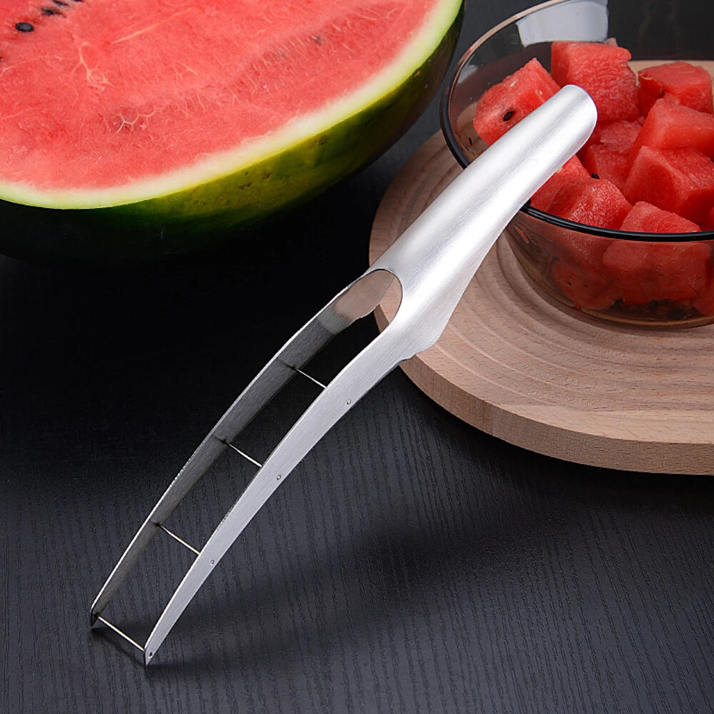 RIVEN- Stainless Steel Watermelon Cube Slicer Durable Lightweight Fruit ...