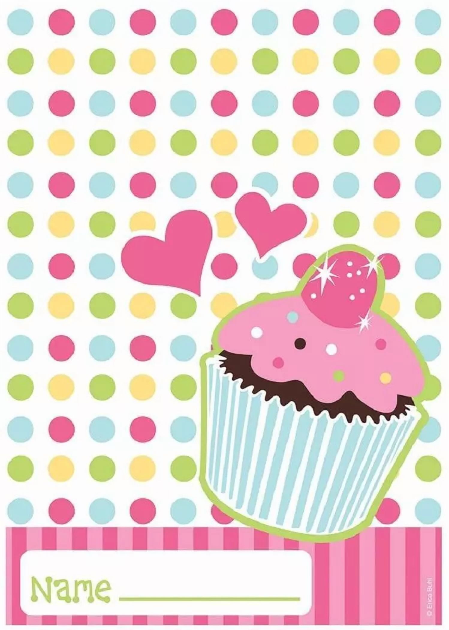 RIVEN- Sweet Treat Cupcake Dessert Polka Dot Birthday Party Favor Sacks ...