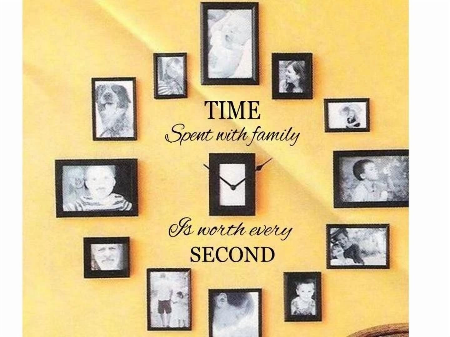 RIVEN- Time Spent With Family Wall Art Decal Quote Words Lettering ...