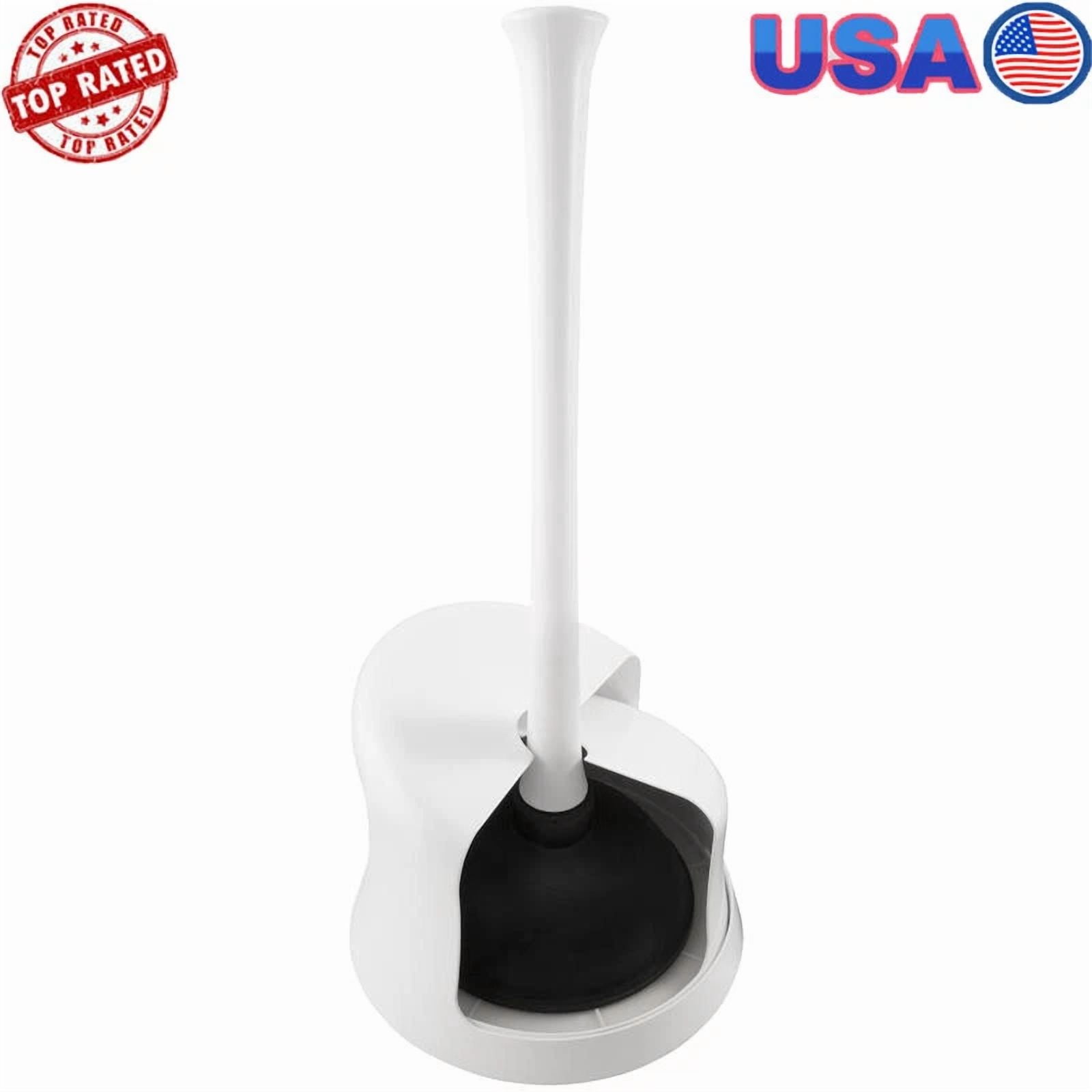 RIVEN- Toilet Plunger Storage Caddy Twist Design Dual End Portable ...