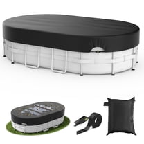Agricasst 14FT Round Pool Cover, 420D Solar Pool Covers for Above ...