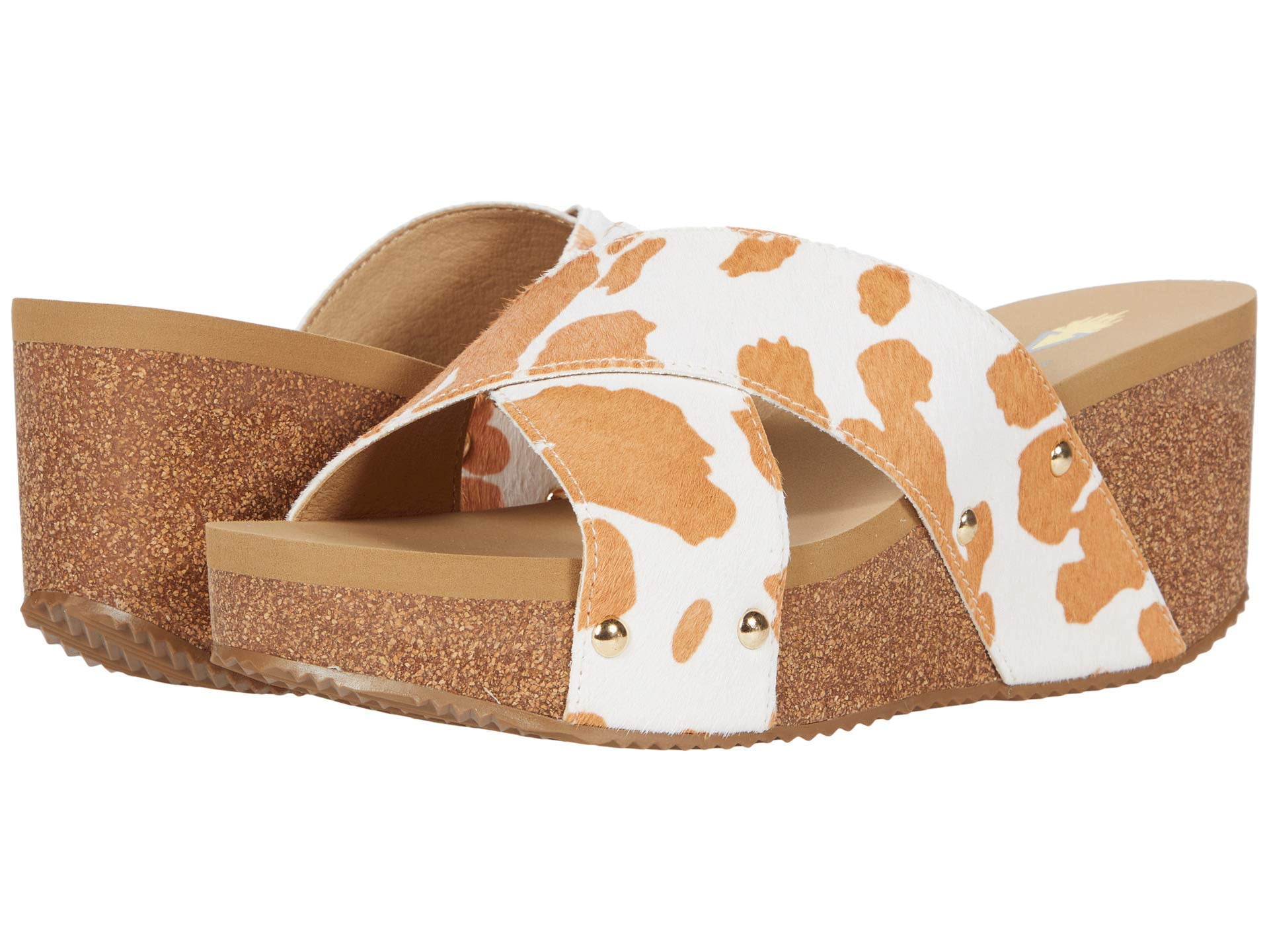 Volatile Women's Fashion Riverside Criss Cross Wedge Sandal - Walmart.com