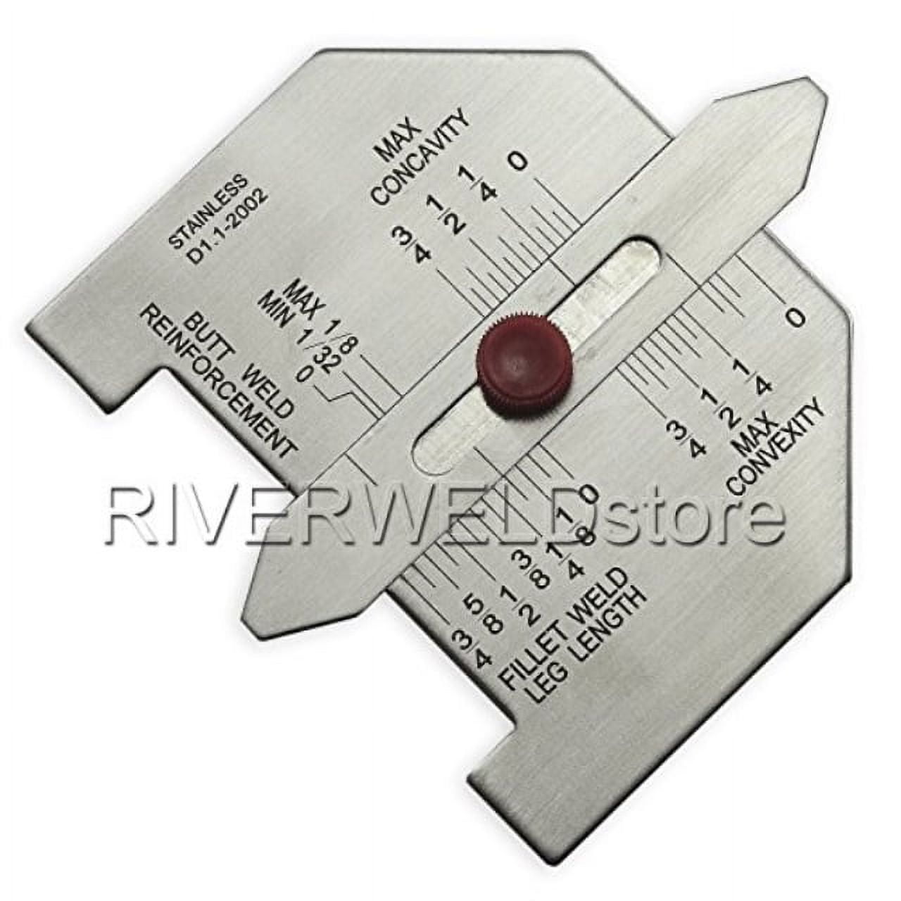 RIVERWELD Automatic Weld Size Fillet Weld Butt Weld Welding Gauge ...