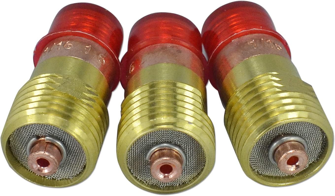 RIVERWELD TIG Stubby Gas Lens TIG Collet Kit Fit DB SR WP 17 18 26 TIG ...