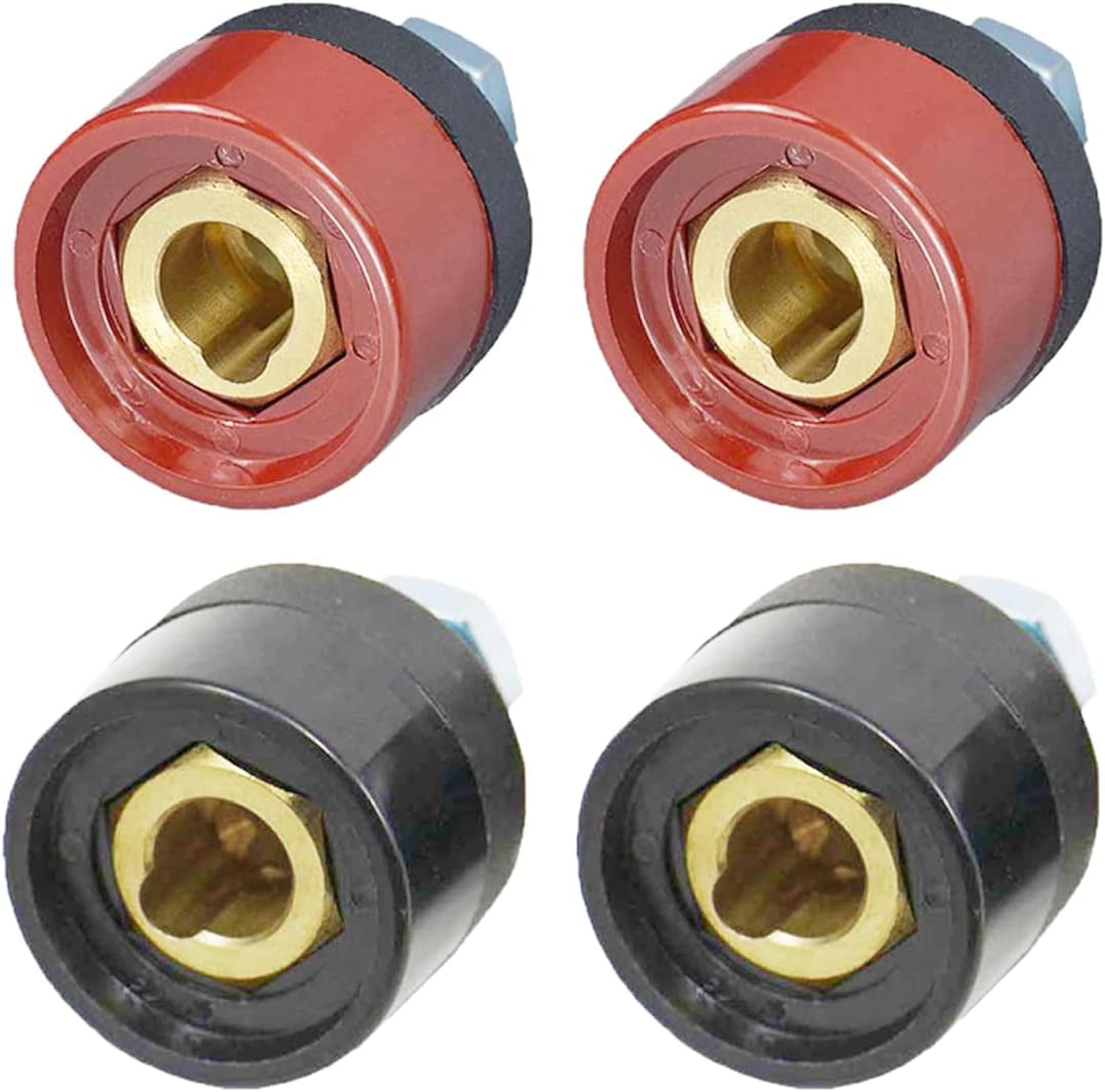 RIVERWELD TIG Welding Cable Panel Connector Socket Quick Fitting Red ...