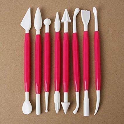 RIVUGJA Plastic Different Shapes Exclusive Modeling for Fondant Gum ...