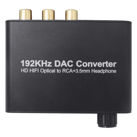 RIWPKFH 192 Khz DAC HD HIFI Coaxial Optical To Analog RCA R/L Audio 3 ...