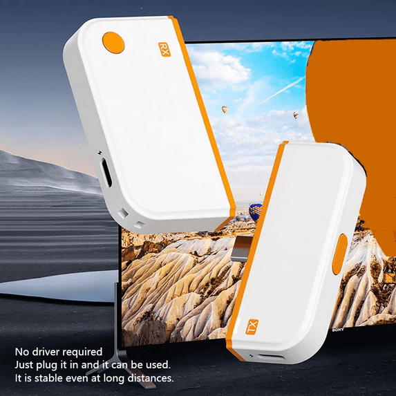 RIWPKFH 50M Type C Compatible Wireless Video Transmitter Receiver ...