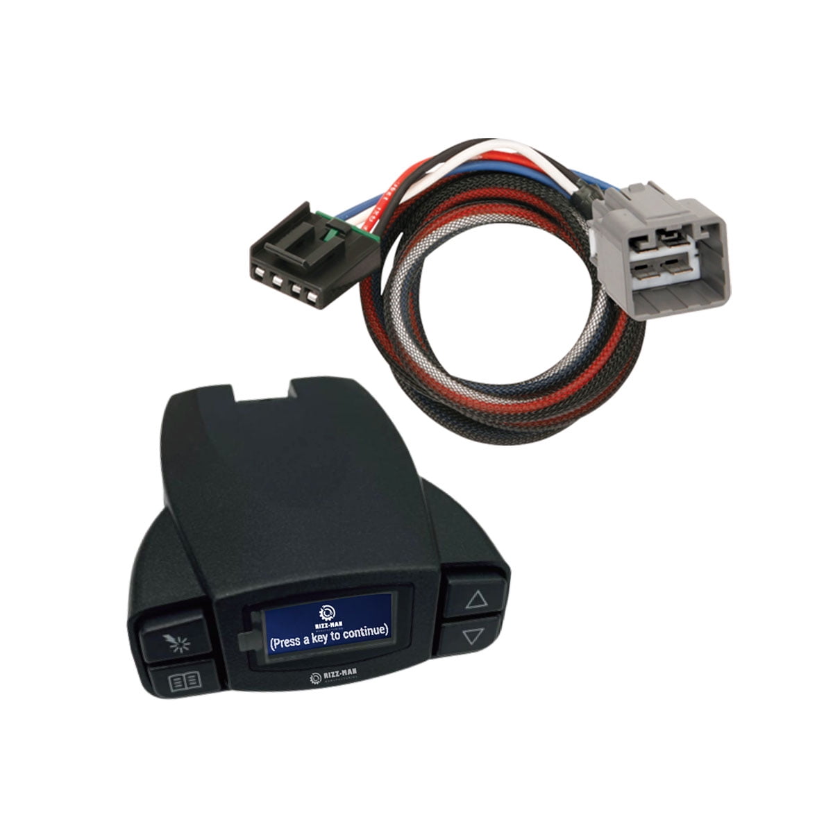 RIZZ-Man 90195 Brake Controller with Wiring Harness, Compatible with ...