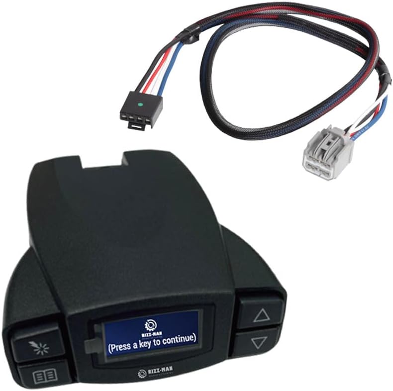 RIZZ-Man 90195 Brake Controller with Wiring Harness, Compatible with ...
