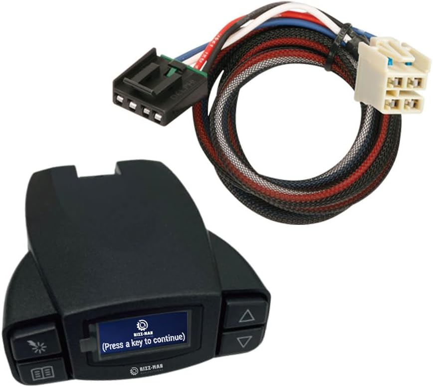 RIZZ-Man 90195 Brake Controller with Wiring Harness, Compatible with ...