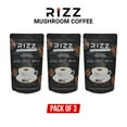 RIZZ Mushroom Coffee PACK OF 3 - 99 Servings - 594g - 6 Mushrooms Blend ...