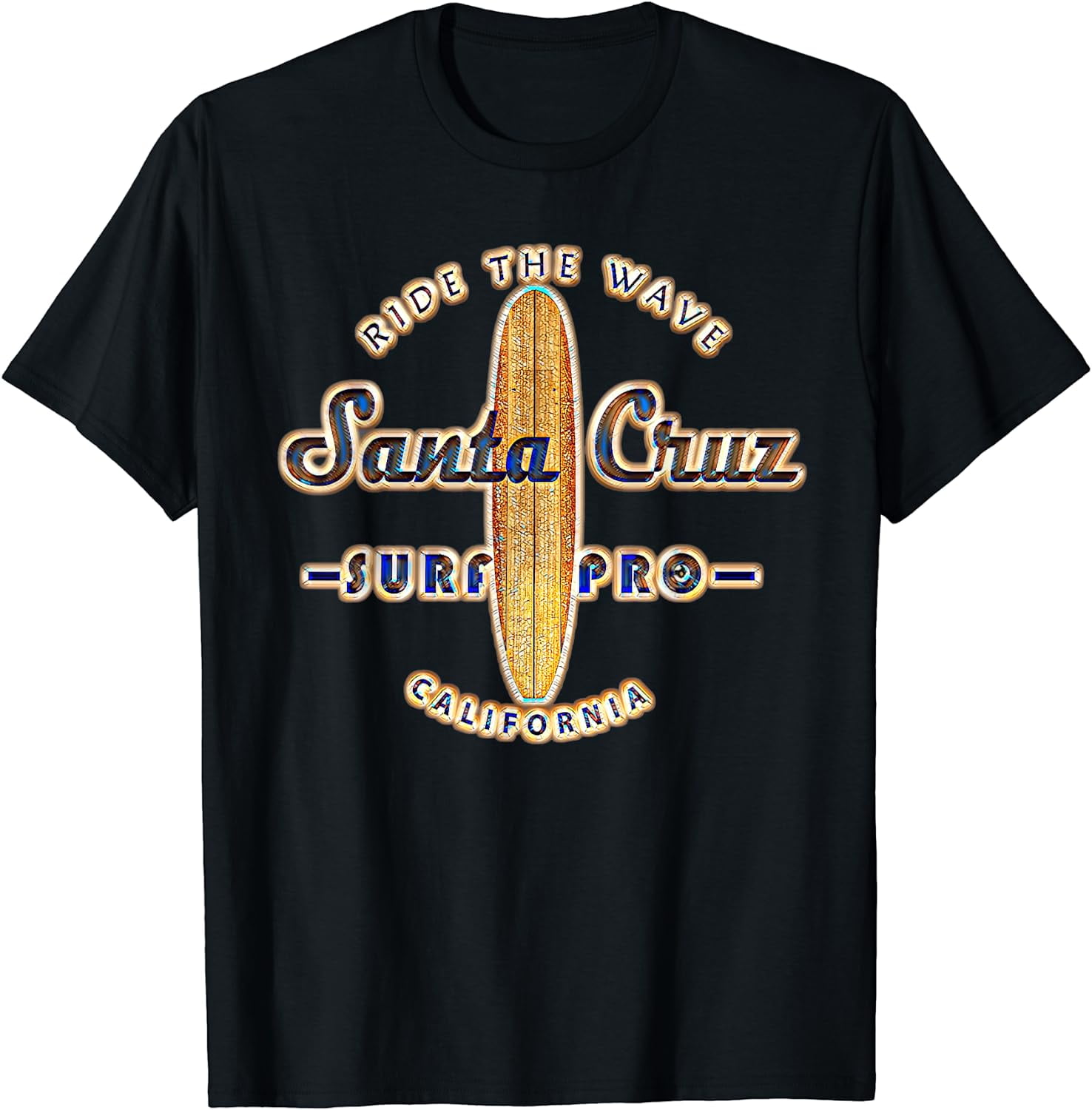 RIde the Santa Cruz Surf Pro Surfer Tee - Walmart.com