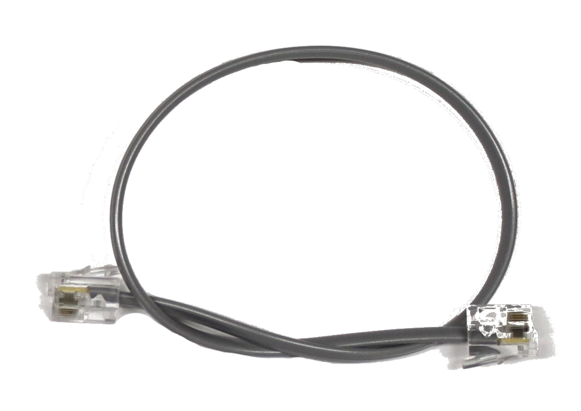 RJ-11 6P4C 1ft Cord - Straight Wired Telephone Landline Extension ...