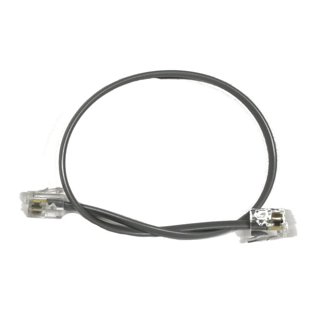 RJ-11 6P4C 1ft Cord - Straight Wired Telephone Landline Extension ...