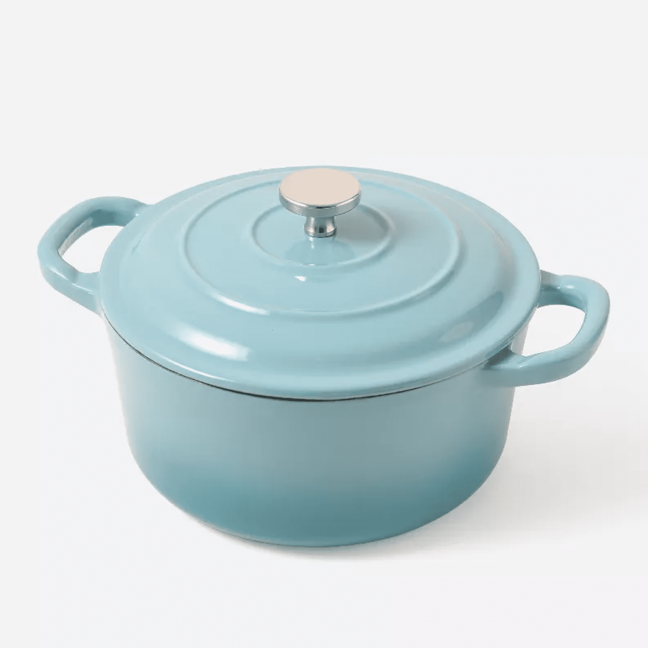 RJ Legend 1.4 Liter Blue Cast Iron Pot, Enameled Pot with Handles[ Blue ...