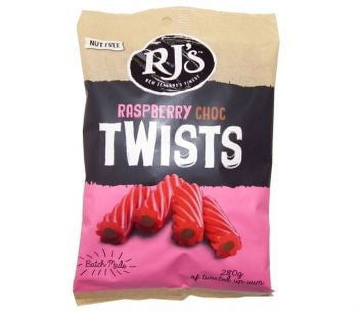 RJ'S Raspberry Chocolate Twists Licorice, 280g/9.9 oz, 6 Pack - Walmart.com