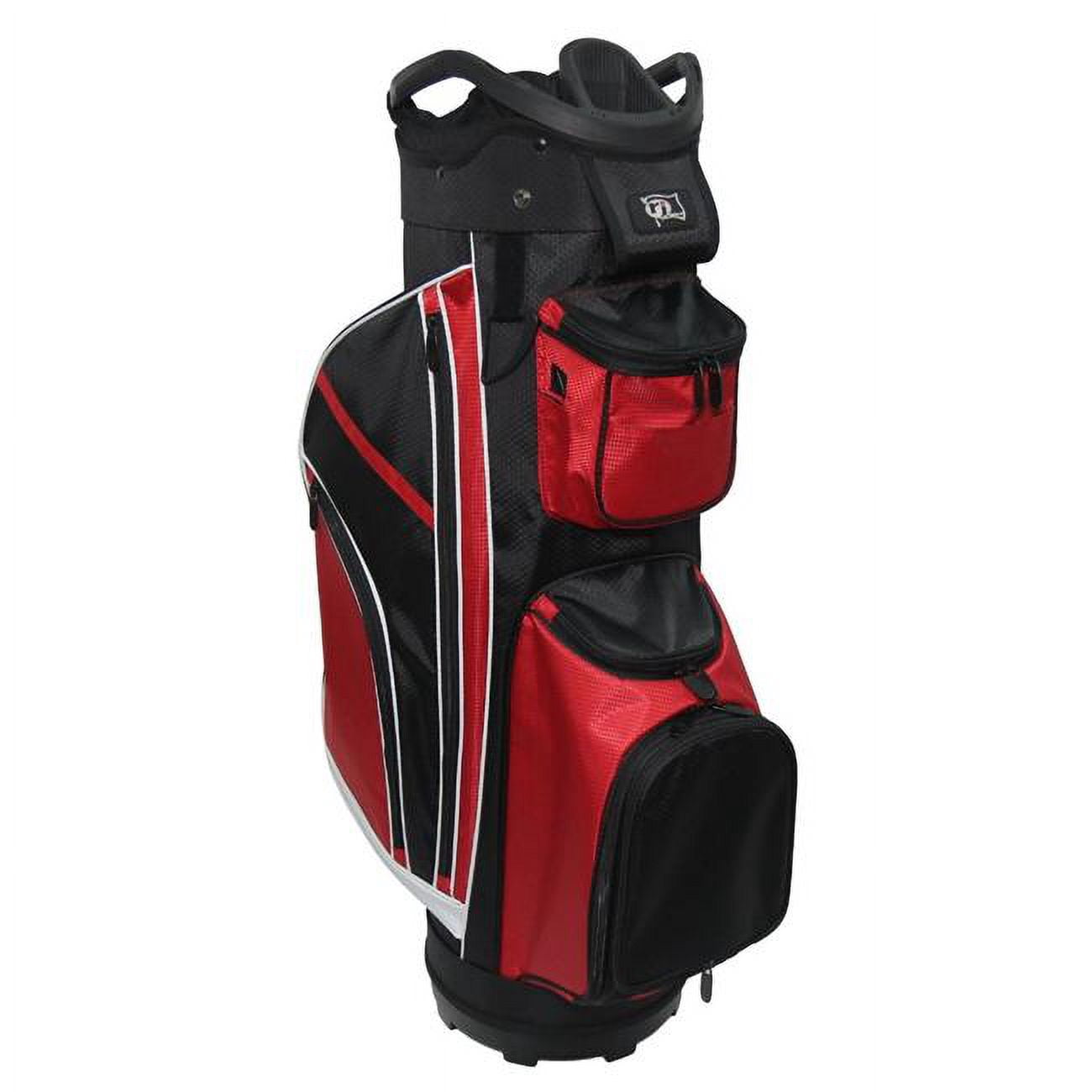 RJ Sports RJ 19 9.5" Deluxe Cart Bag, Red/Black, 9.5 - Walmart.com
