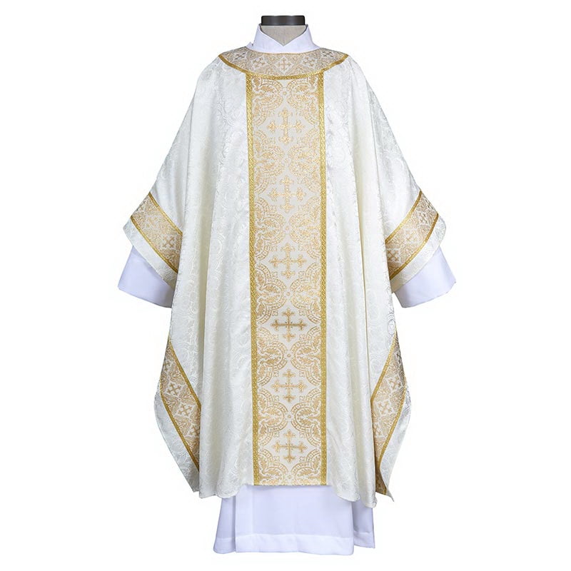 RJ Toomey J0111 Excelsis Gothic Chasuble-Red - Walmart.com
