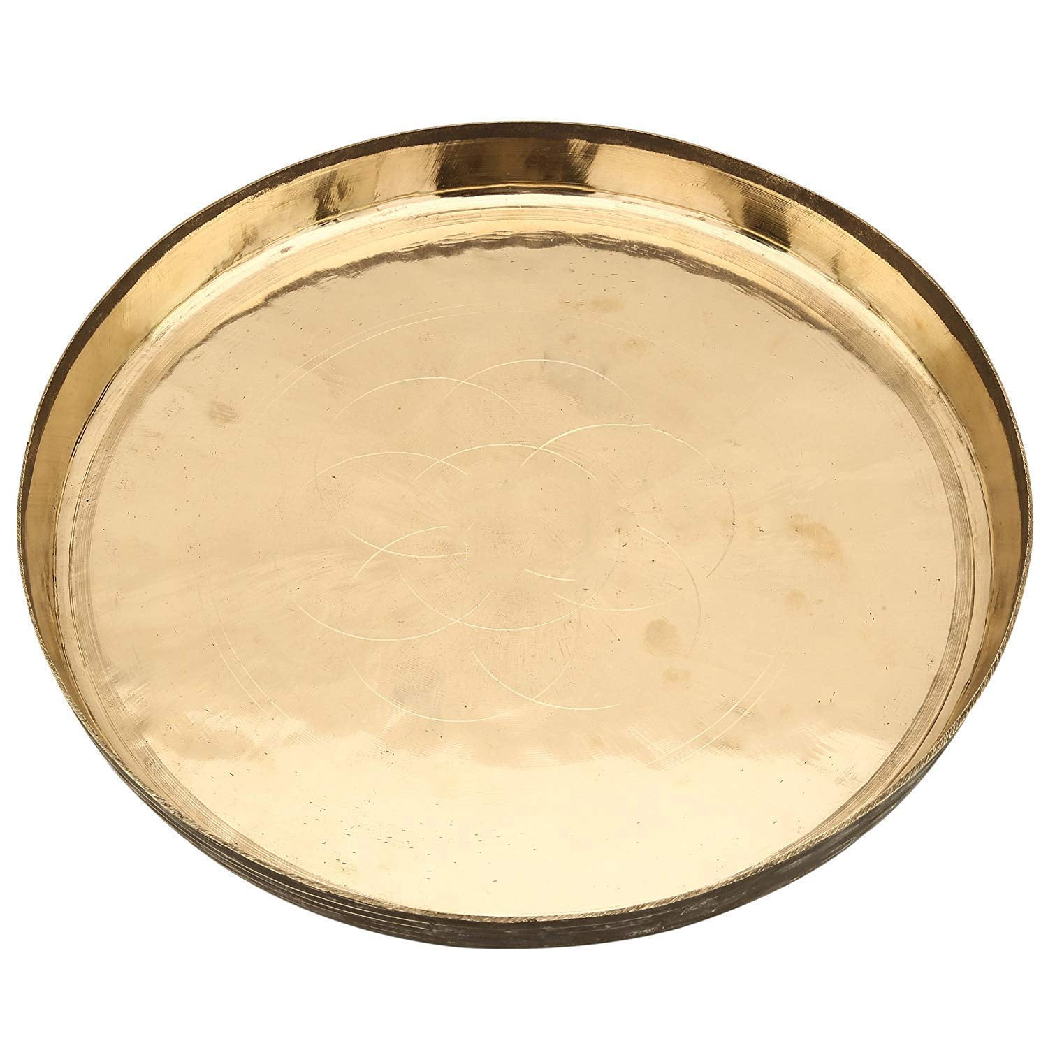 RJ kitchenware Store Bronze Metal thali Handmade Pooja Thali Handmade ...