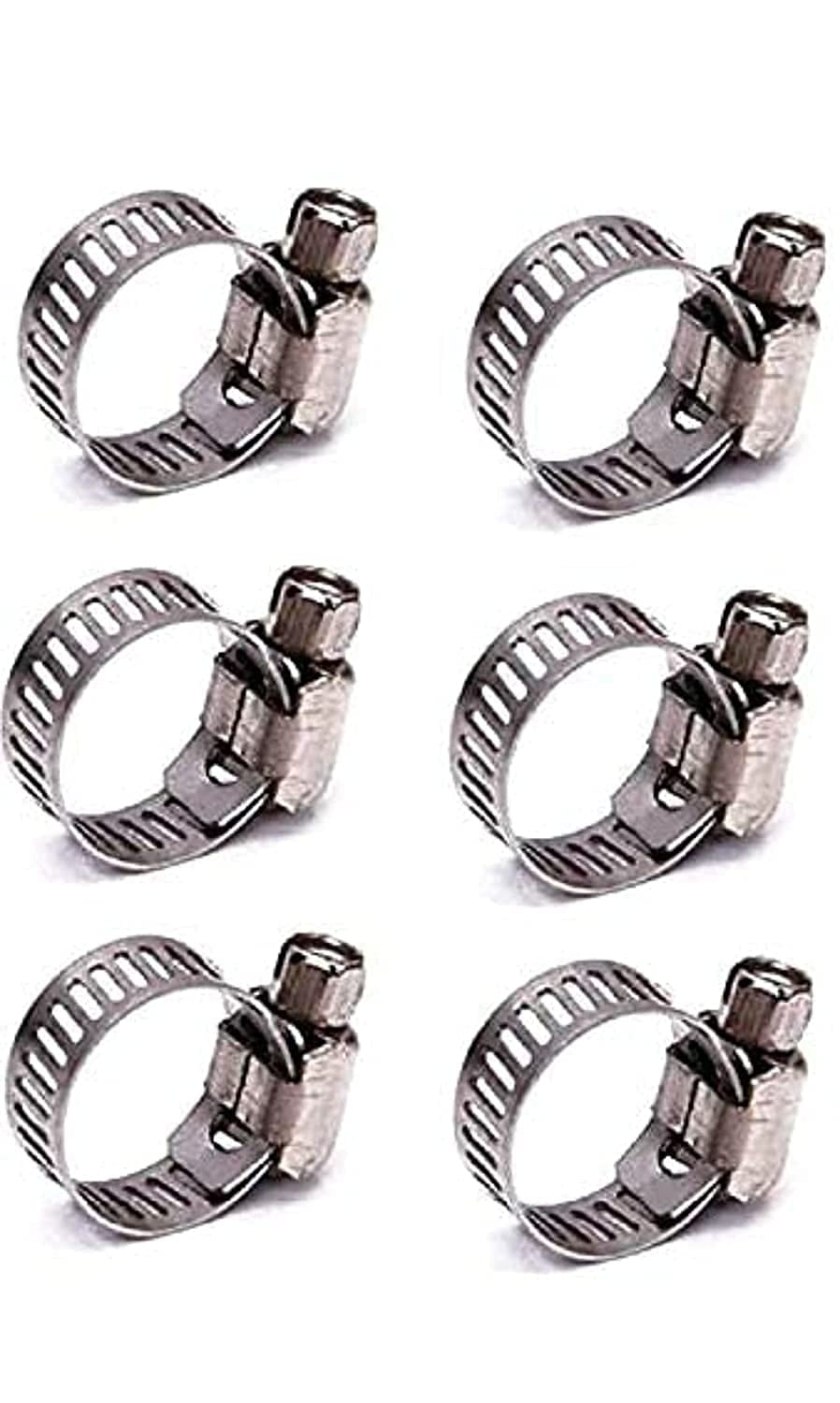 RJ kitchenware Store gas clamp 6 pcs Nipple for gas pipe safety clamps ...