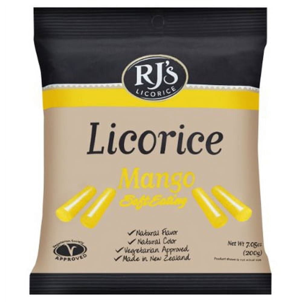 RJ's All Natural Mango Licorice, 7 ounce bag - Walmart.com
