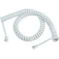 RJ11 4P4C Modular Telephone Handset Cable Receiver Coil Cord Wire (7 ...