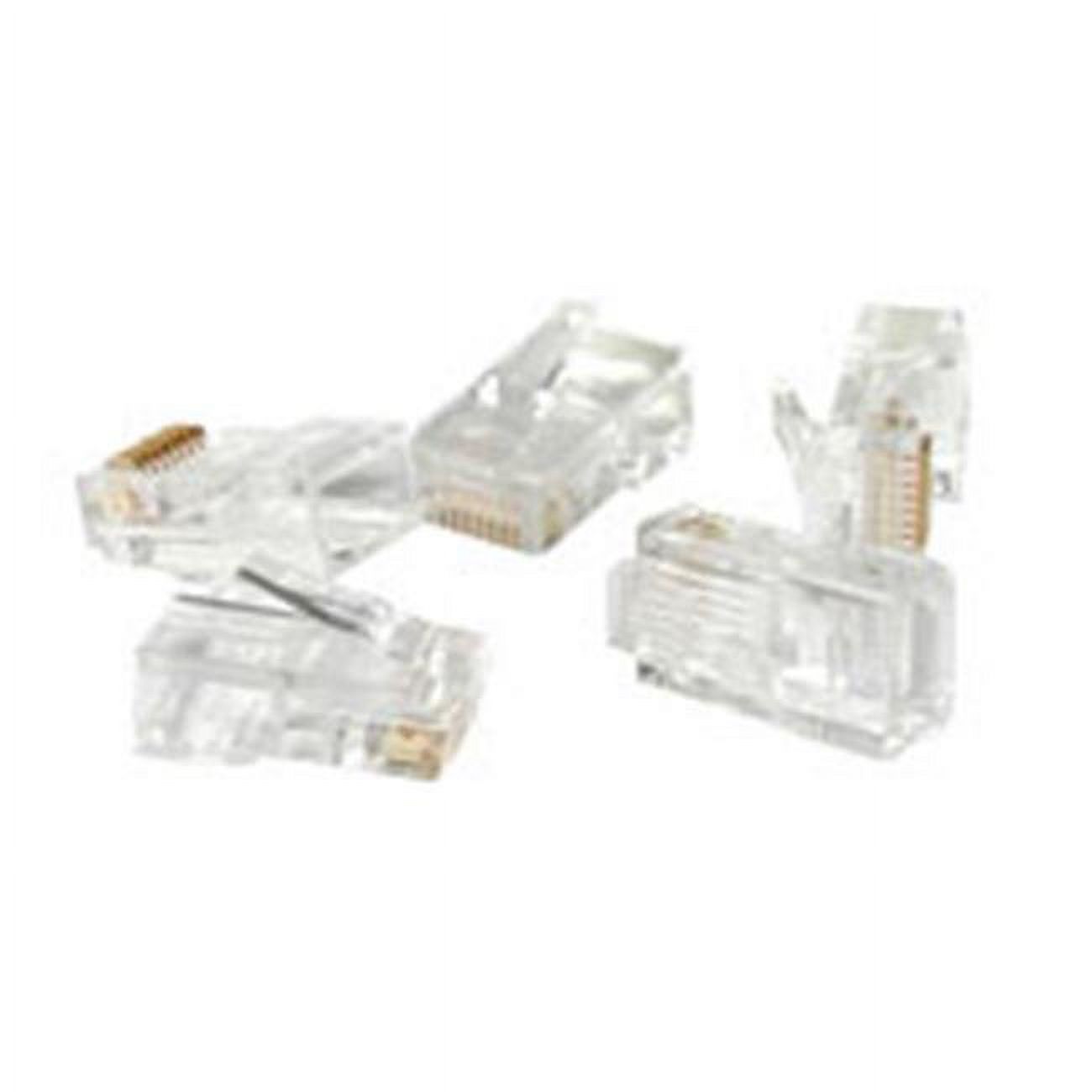 RJ11 4x4 MODULAR PLUG for FLAT STRANDED CABLE - Walmart.com