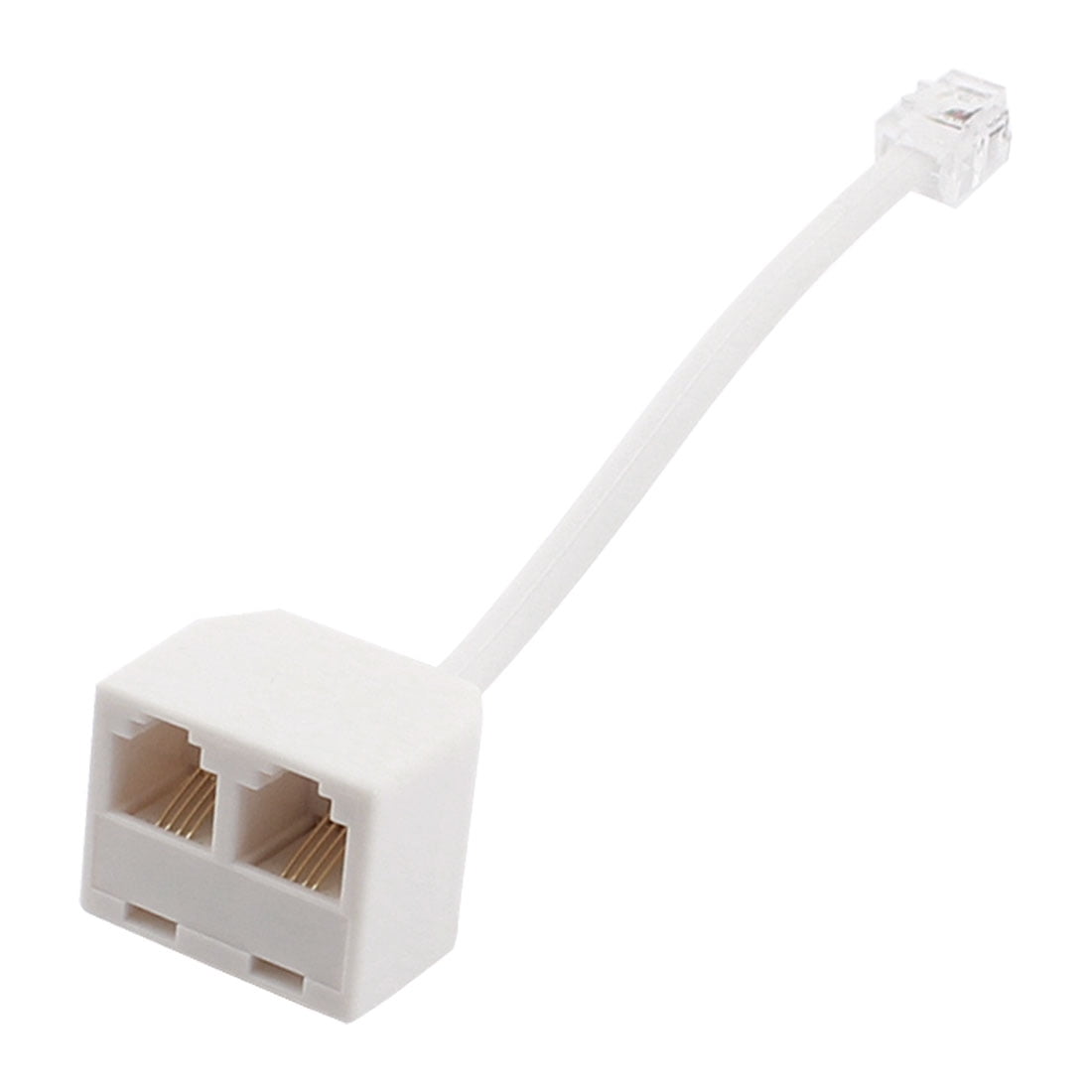 RJ11 6P4C Male to Female Phone Line Splitter Socket Extension Telephone ...