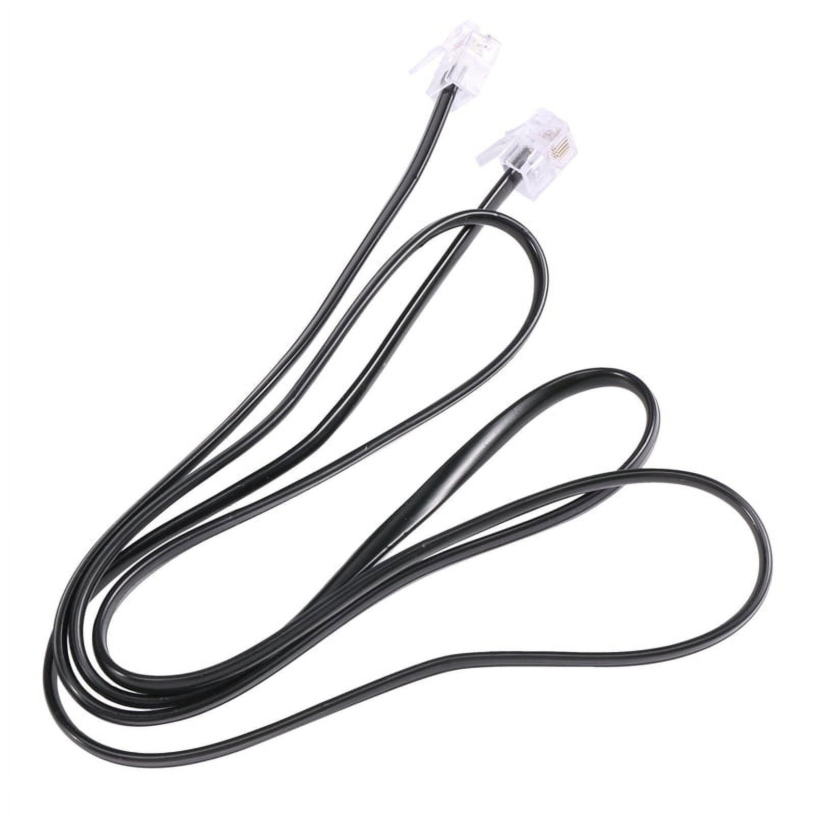 RJ11 6P4C Telephone Cable Cord ADSL Modem 1 Meters - Walmart.com