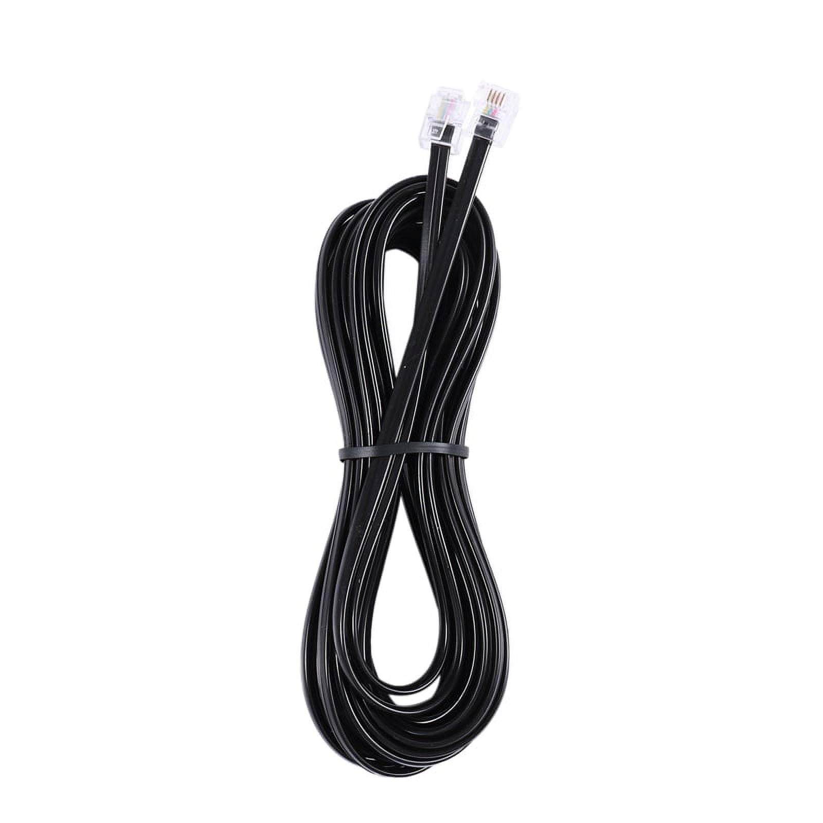 RJ11 6P4C Telephone Cable Cord ADSL Modem 5 Meters - Walmart.com
