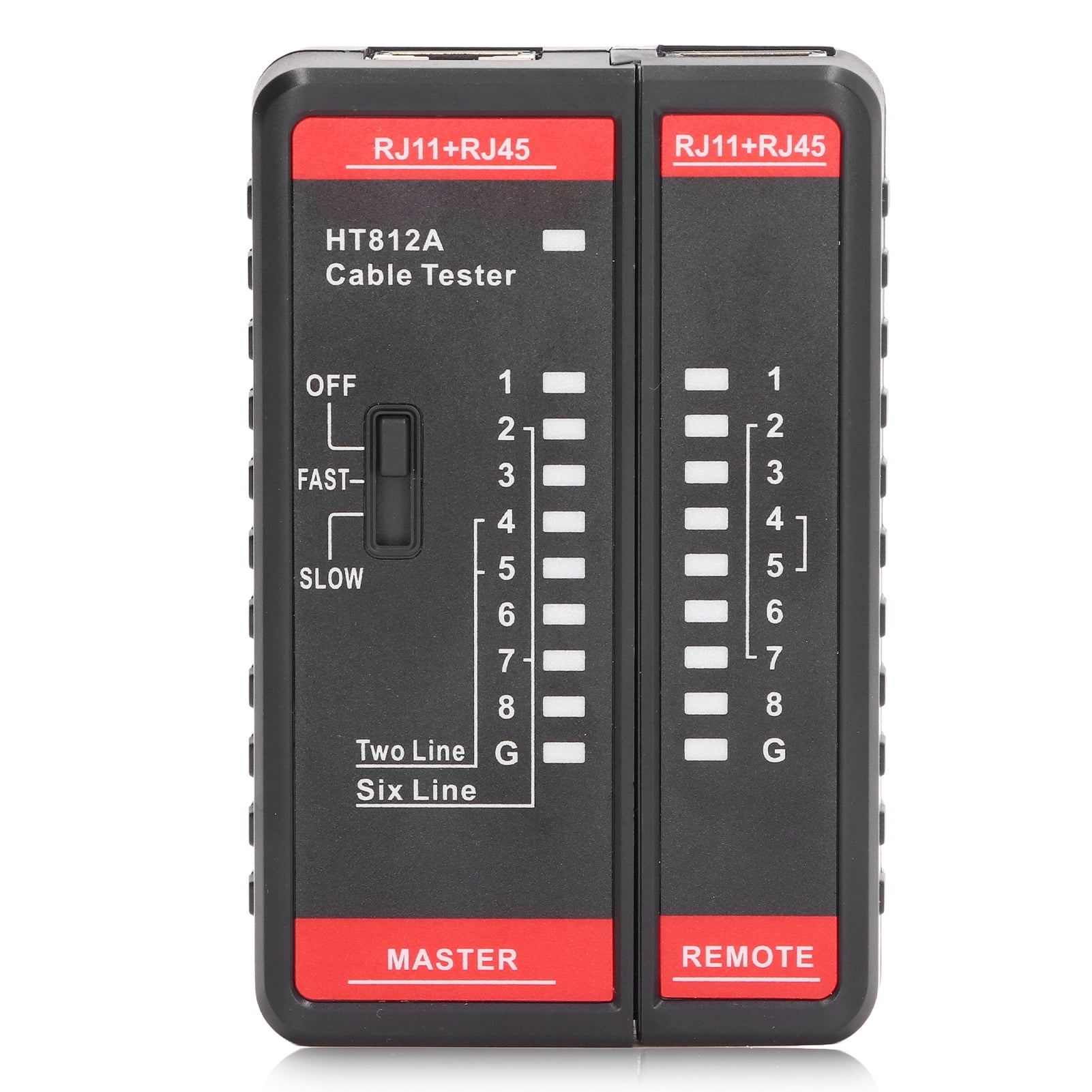RJ11/RJ45 Network Cable Tester - Phone Line Wire Test Tool for ...