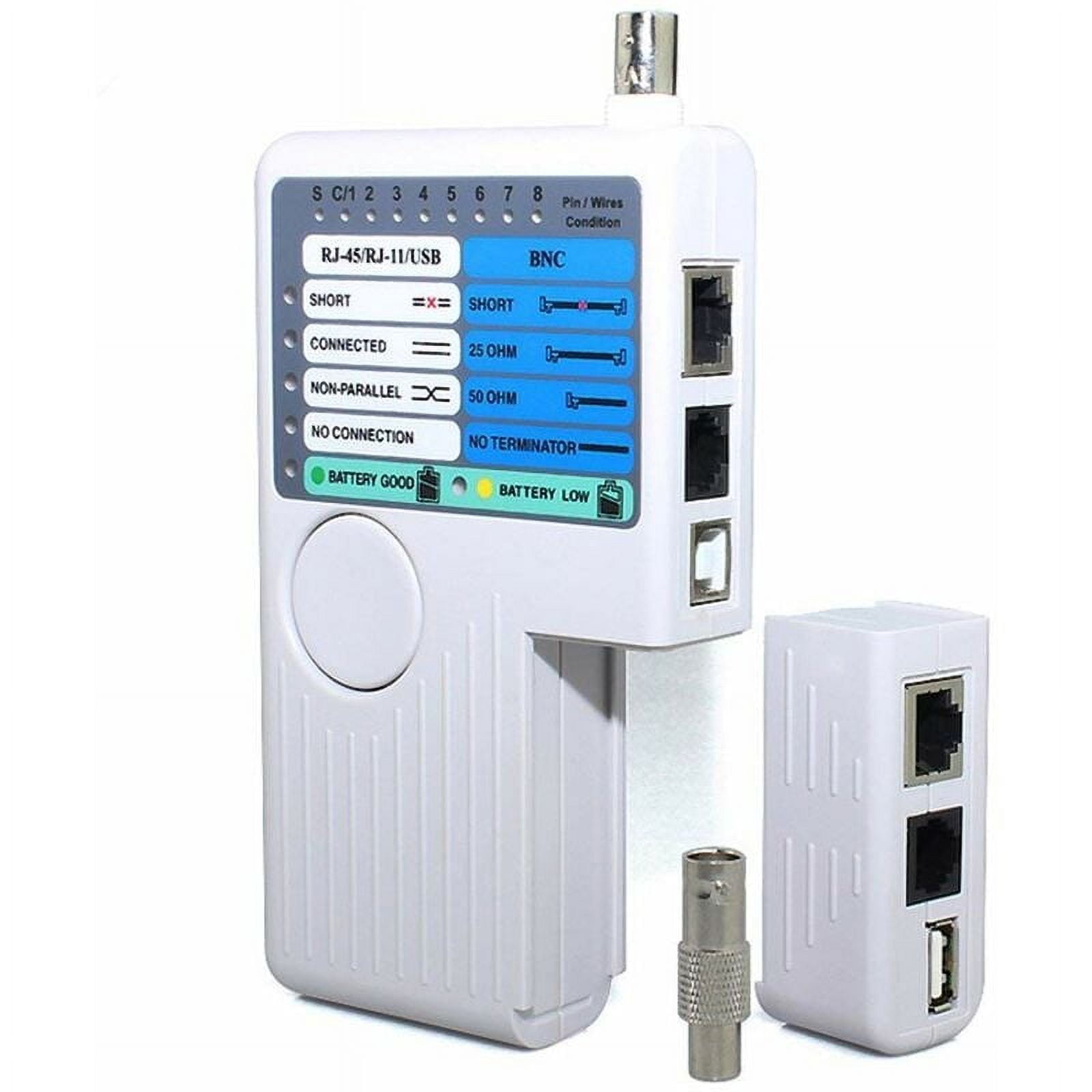 RJ11 RJ45 USB BNC cable tester for UTP STP LAN cable - Walmart.com