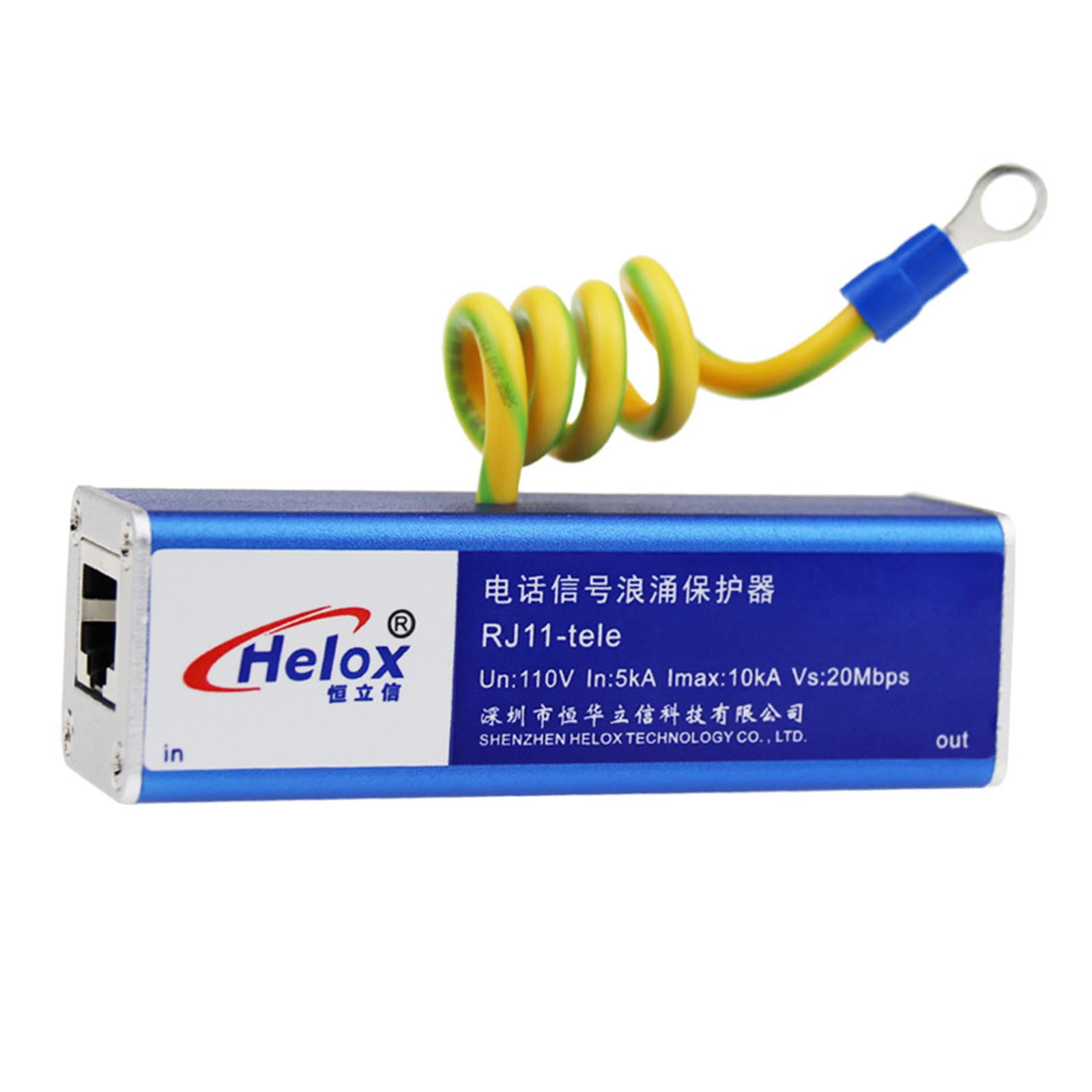 RJ11 Thunder Arrester Protector Signal Protection For Telephone Fax#2 ...