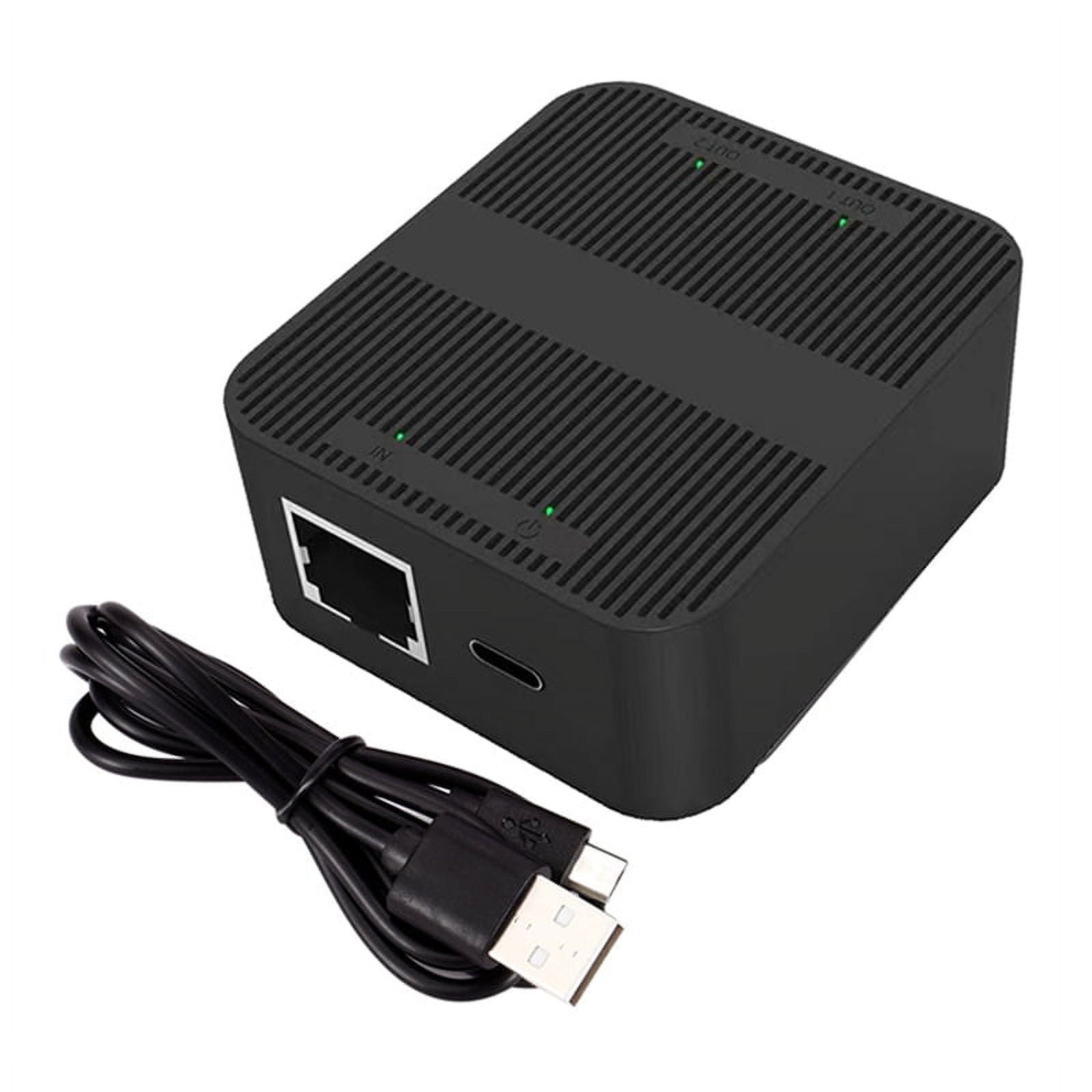 RJ45 1 in 2 1000Mbps Network Sharer 2-Port Mini Switch with ...