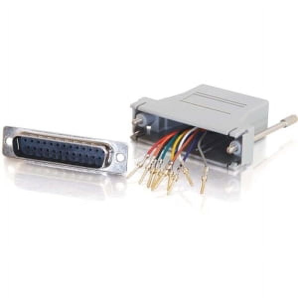 RJ45 10-PIN DB25M MOD ADAPTER GREY - Walmart.com