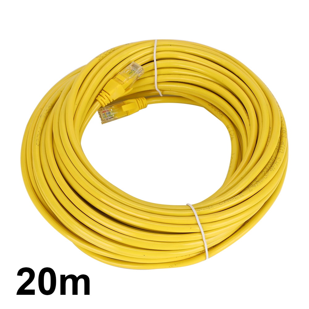 RJ45 1000M CAT5 Gigabit High Speed Ethernet Lan Network Yellow Patch ...