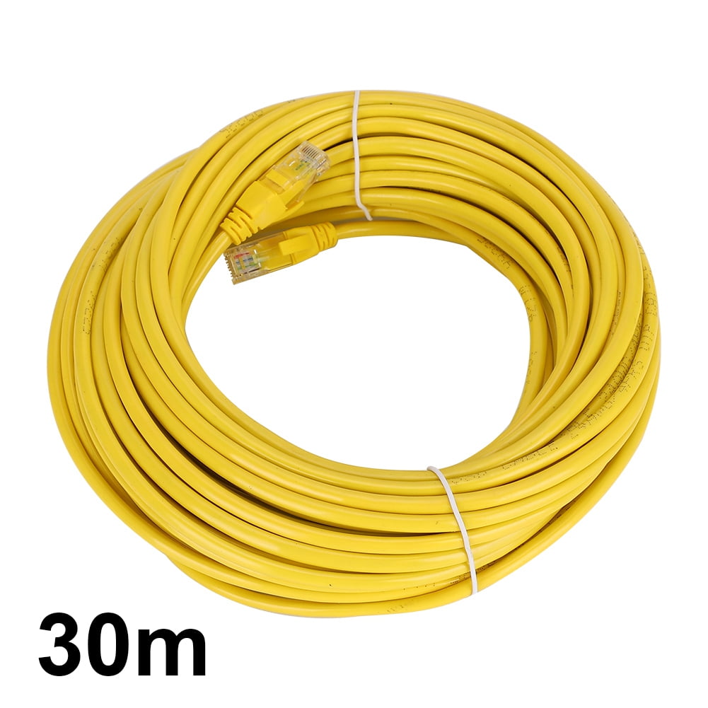 RJ45 1000M CAT5 Gigabit High Speed Ethernet Lan Network Yellow Patch ...